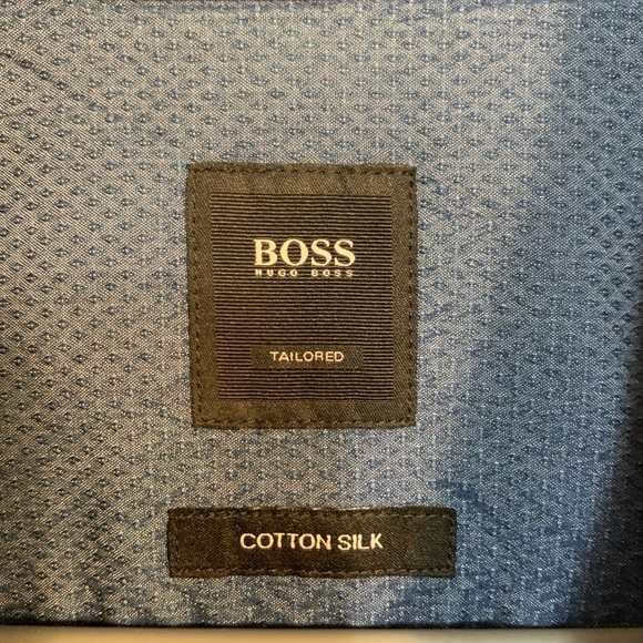 Boss Black | Shirts | Hugo Boss Black Label Cotton Silk Dress Shirt ...